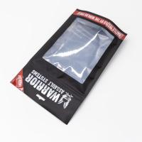 China Water-Resistant Mylar Stand Up Pouches 100-160 Micron for Clothing Packaging with Transparent Window Wholesale for sale