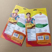 China Hanging Hole Mango Slice Packaging - 3-Side Seal, Moisture Barrier & Clear Window for sale