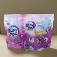 China Customizable Child Resistant Laundry Detergent Bag 2-4 mil Thickness for sale