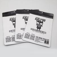 China Custom Printed Three Sided Sealing Mylar Bags 10-60cm Width for Clothing Accessories Packaging with Resealable Zipper for sale