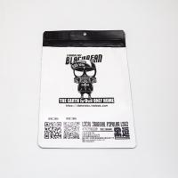China Custom Printed Three Sided Sealing Mylar Bags 10-60cm Width for Clothing Accessories Packaging with Resealable Zipper for sale