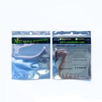 China Custom Printed Aluminum Foil Bags for Electronics Packaging with Resealable Zipper 50-120micron for sale