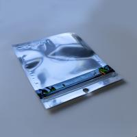 China Custom Printed Aluminum Foil Bags for Electronics Packaging with Resealable Zipper 50-120micron for sale