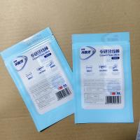 China Eco Friendly Recyclable Dental Floss Picks Bags 100pc Zipper Closure for sale