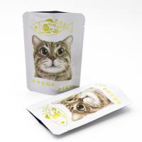 China Custom Printed Zip Lock Pet Food Pouch 50-120 Micron Stand Up Bag Wholesale for sale