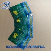 China Highland Pattern 3-Side Seal Child-Proof Pouches 80-200μm Moisture Barrier 10-Color Rotogravure Printing for sale