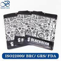 China Custom Printed Three Sided Sealing Mylar Bags 10-60cm Width for Clothing Accessories Packaging with Resealable Zipper for sale