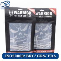 China Water-Resistant Mylar Stand Up Pouches 100-160 Micron for Clothing Packaging with Transparent Window Wholesale for sale