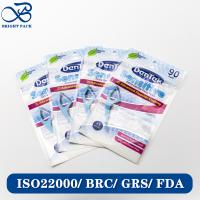 China Custom Zip Lock Pouches for Dental Floss Packaging 50-120 Micron Resealable Bags for sale