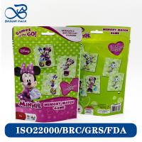 China Custom Reusable Toys Stand Up Pouches 10-70cm Width Child-Safe Zipper Packaging for sale