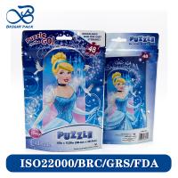 China Custom Printed Resealable Stand Up Zipper Pouches for Toys Packaging 50-120 Micron for sale
