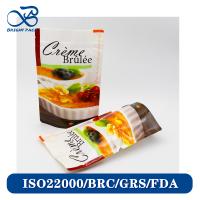 China Custom Printed Doypacks for Baked Goods with Resealable Zipper 50-120 Micron for sale