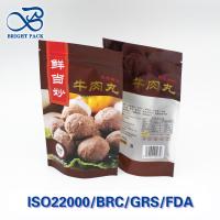 China Refrigeration Resistant Stand Up Bags for Deli Meats 50-120 Micron Cold Resistant Film for sale
