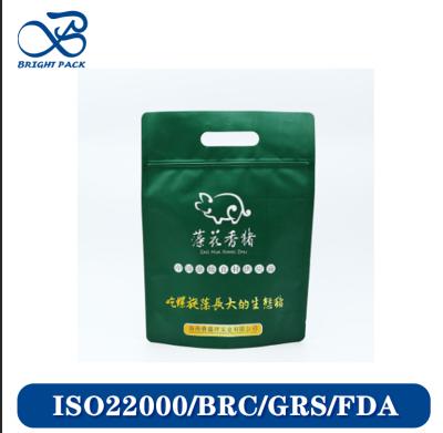 China Freeze Resistant Stand Up Bags for Meat Packaging Food Grade 50 to 120 Micron Custom Printing for sale