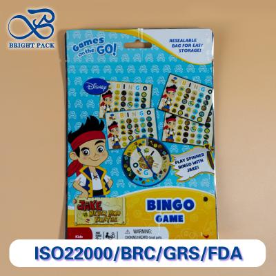 China Full Color Printing Stand Up Bags for Toys Packaging 50 to 120 Micron Custom Size for sale