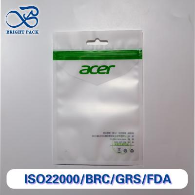 China Anti-Static Three Sided Sealing Bags with Transparent Windows 50-120 Micron for Electronic Packaging for sale