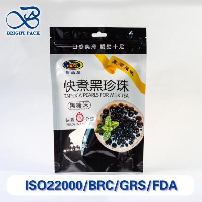China Moisture Resistant Stand Up Bags with Transparent Window 50-120 Micron for Dry Food Packaging for sale