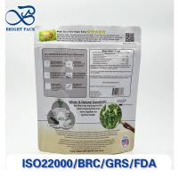 China Custom Stand Up Pouches for Pet Food Packaging 50-120 Micron with Resealable Zipper for sale