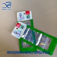 China Tamper Proof Vacuum Pouch for Chicken Feet ASTM F3510 Child Resistant O2 Barrier 0.45 cc for sale