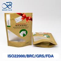 China Anti-Puncture Stand Up Pouches with High Oxygen Barrier and Transparent Window for Pet Food Packaging 50-120 Micron for sale