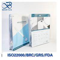 China Thickened Eight Sided Sealing Bags 50-120 Micron for Electronics Accessories Packaging with Clear Window and Dust Proof Zipper for sale