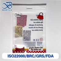 China Custom Printed Three Sided Sealing Bags for Toys Packaging with Clear Window 10-70 cm Width Anti-Static for sale