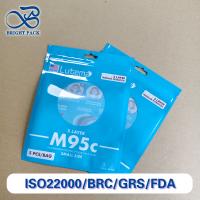 China Custom Three Sided Sealing Bags for Medical Masks with Transparent Window 10-60 cm Width for sale