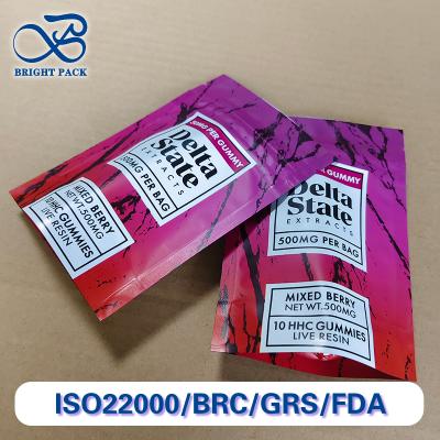 China ISO Certified Child Resistant Pouch for Medicine Packaging 50 to 140 Microns Custom Logo for sale