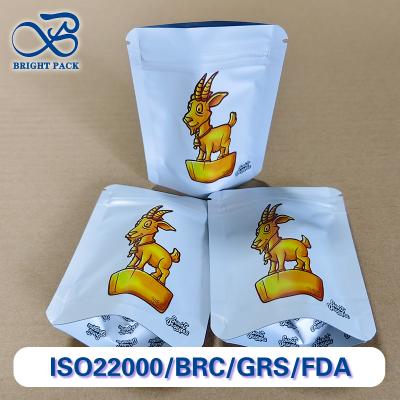 China Reclosable Zipper Stand Up Bag for Small Toys Packaging Anti Static 50-140 Microns for sale