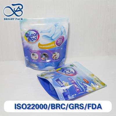 China Glossy Stand Up Pouches for Laundry Pods Packaging Customizable 50-120 Micron for sale