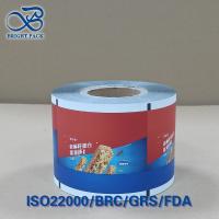China Custom Printed Energy Bar Film Roll 10 Color Gravure Odor Proof 100 Micron Thickness for sale