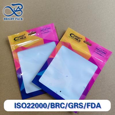 China Cost-Effective Three Sided Sealing Bags With High Visibility Window For Small Electronics Accessories Packaging. for sale
