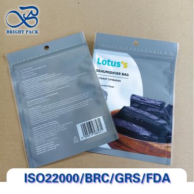China High Efficiency Dehumidifier Sealed Bags 50-120 Micron Reusable Zipper Moisture Proof for sale