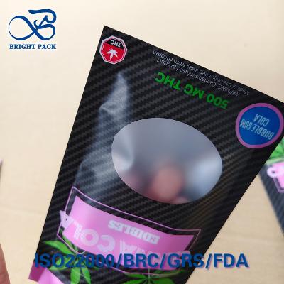 China Transparent Child-Resistant Zipper Pouch PE/VMPET Laminated 80-200μm Tamper-Evident Custom Window for sale