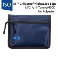 China ISO 8317 Childproof Nightscape Bags NFC Anti-Tamper 600D Polyester For Pharma for sale