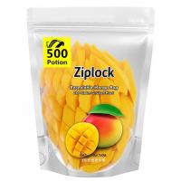 China Ziplock Resealable Mango Bag 500g 10-Color Gravure Print Thick-Cut Portion for sale