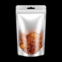 China High Barrier AL PE Collagen Gummy Packaging Bag with Child Resistant Zipper 50x80mm to 200x300mm for sale