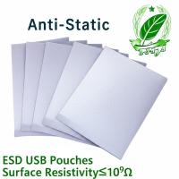 China Anti-Static ESD Car USB Pouches Surface Resistivity ≤10⁹Ω RoHS Compliant 60x45mm for sale