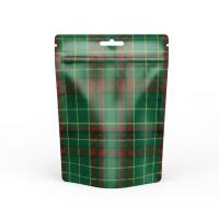 China Highland Pattern 3-Side Seal Child-Proof Pouches 80-200μm Moisture Barrier 10-Color Rotogravure Printing for sale