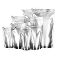 China Thickened Transparent Spout Pouches with Reinforced Handles 1L to 10L for Bulk Grain and Liquid Packaging for sale