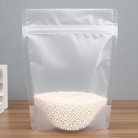 China Premium Translucent Stand Up Bags for Bath Accessories 50-120 Micron with Resealable Zipper for sale