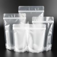 China Biodegradable Translucent Stand Up Pouches 10-70cm Width for Bath Accessories Packaging for sale