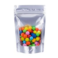 China Eco-Friendly Biodegradable Stand Up Pouches for Toys with Clear Window 10-70cm Customizable for sale