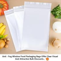 China Anti-Fog Window Food Packaging Bags 10-60 cm Customizable Bulk with ISO 22000 for sale