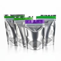 China Custom Stand Up Pouches Half Printed Clear Window 50-120 Micron Recyclable Bulk Order for sale