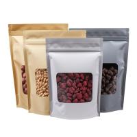 China Premium Food Packaging Bags Featuring Clear Viewing Window And Customizable Dimension. for sale