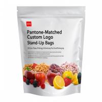 China Custom Logo Stand Up Bags 10 Color Flexo Printing Food Packaging Wholesale 50 120 Micron for sale