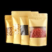 China Food Safety Stand Up Pouches with Visible Window Customizable HD Digital Printing 50-120 Micron for sale