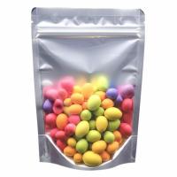 China Thickened Eight Sided Sealing Bags 50-120 Micron for Electronics Accessories Packaging with Clear Window and Dust Proof Zipper for sale