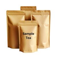 China Recyclable Compostable Eight Sided Sealing Kraft Paper Bags for Tea Packaging 10-70cm Width for sale